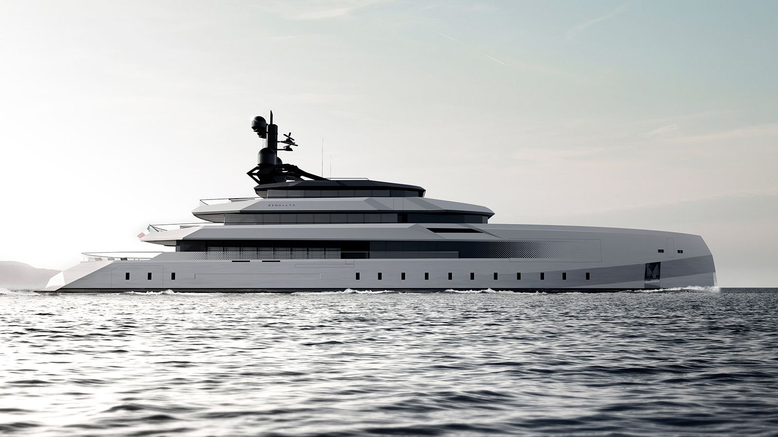CRN and Lobanov Design present 75 metre superyacht design Begallta